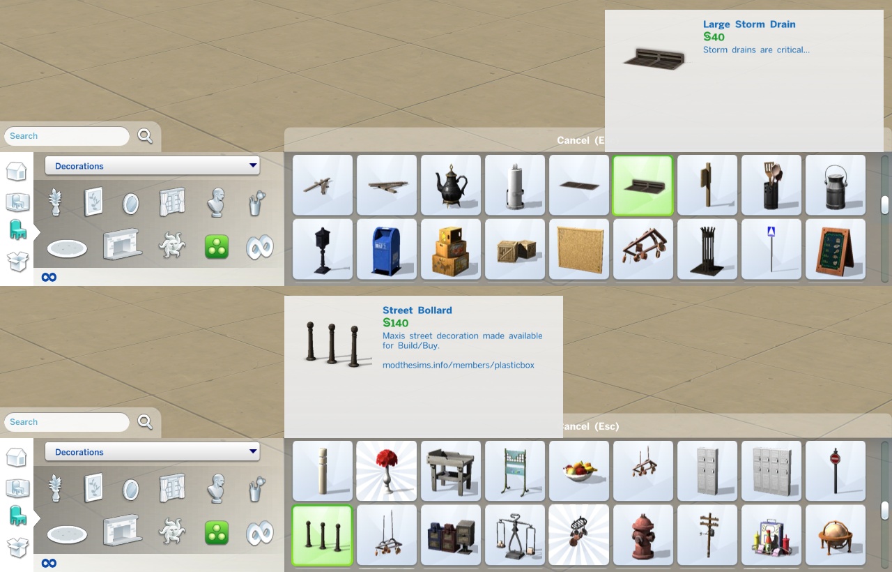 Mod The Sims - Liberated Street Deco