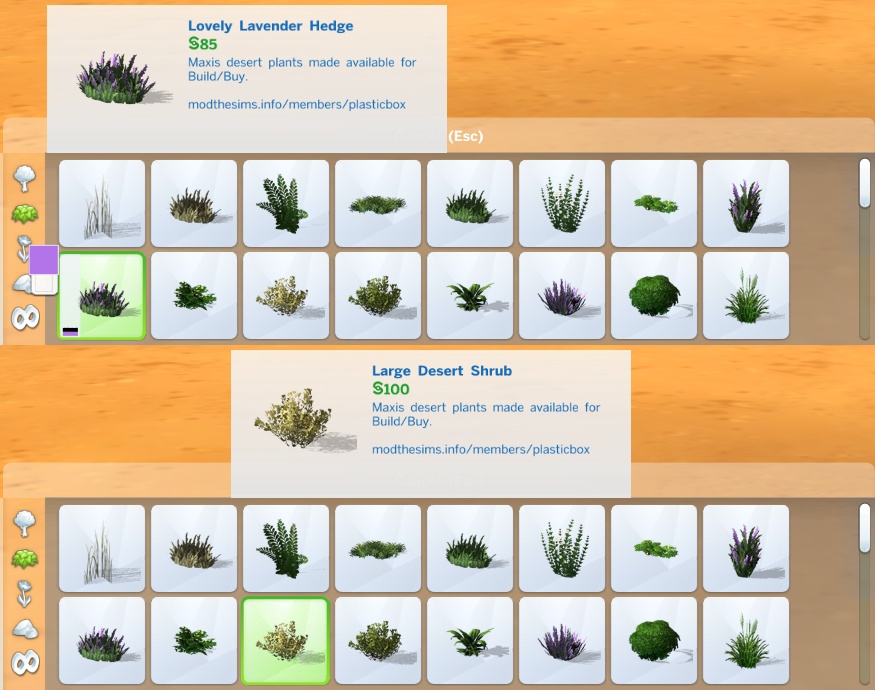 Mod The Sims - Updated: Liberated Desert Plants
