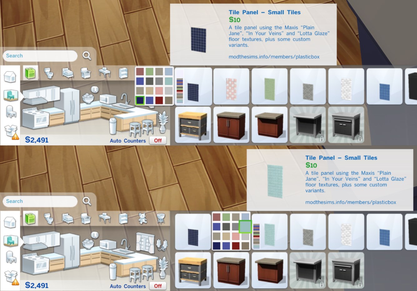 Mod The Sims - Modular Tile Panels ‒ Small Tiles