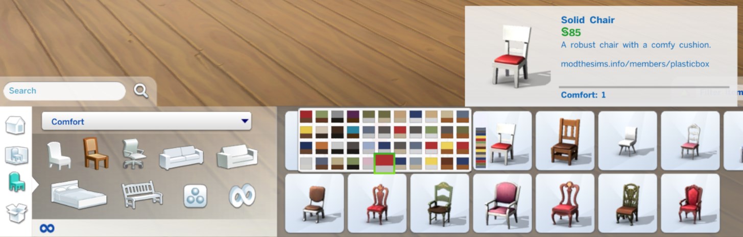 Mod The Sims - Solid Chair