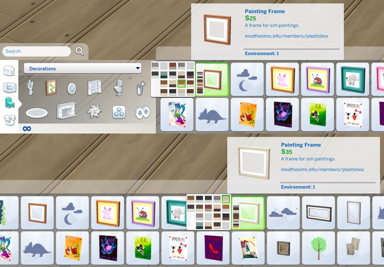 Mod The Sims - Painting Frames