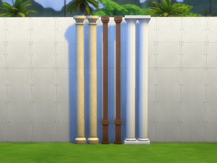 Mod The Sims - Three Decorative Columns