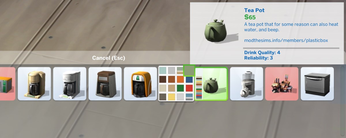 Mod The Sims - Functional Tea Pot