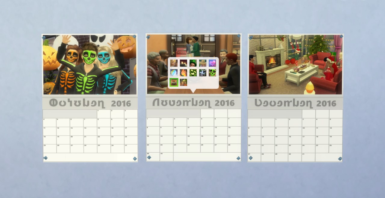 Mod The Sims - MTS Official 2016 Calendar