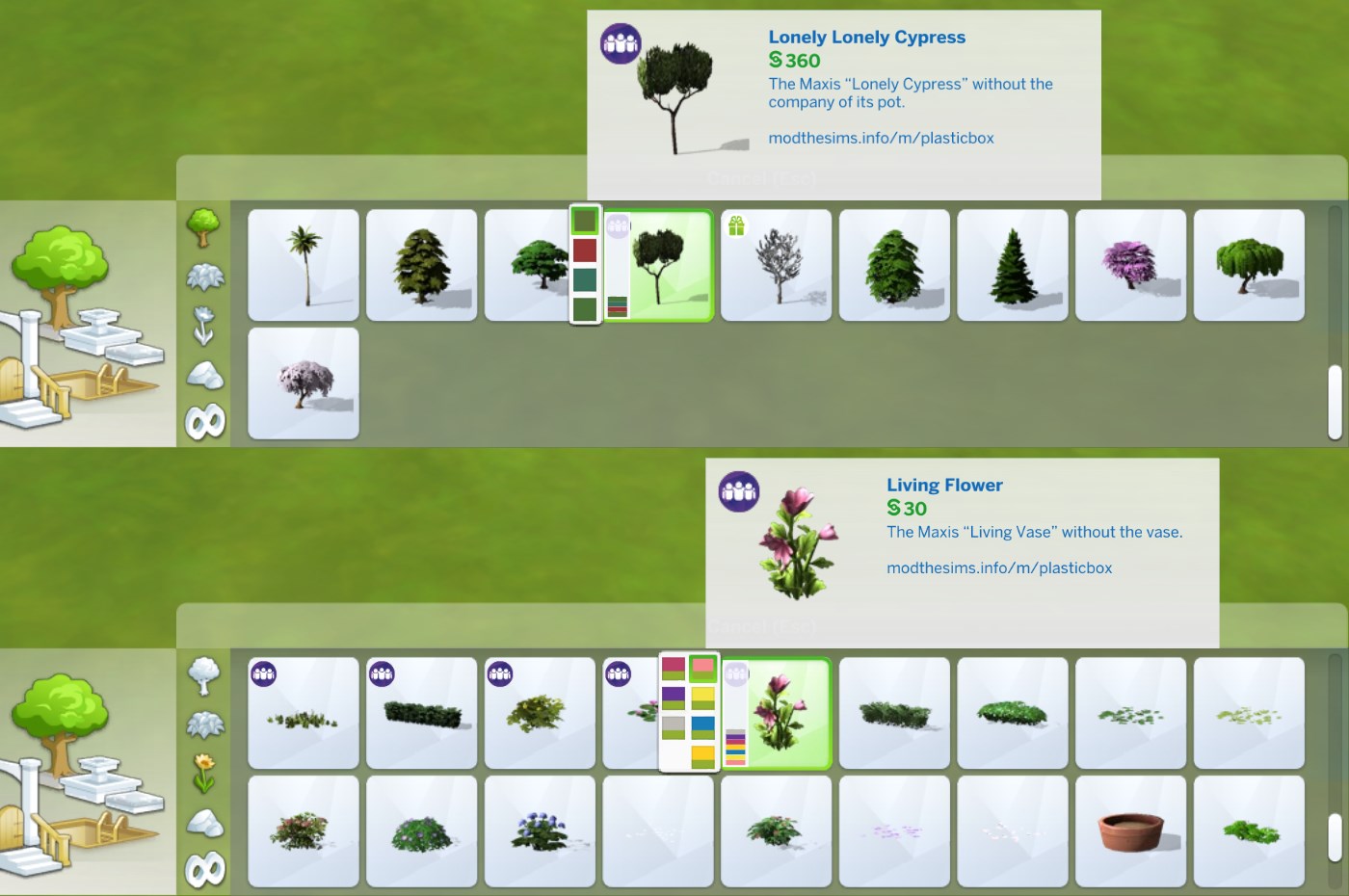 Mod The Sims - Modular Plants VI