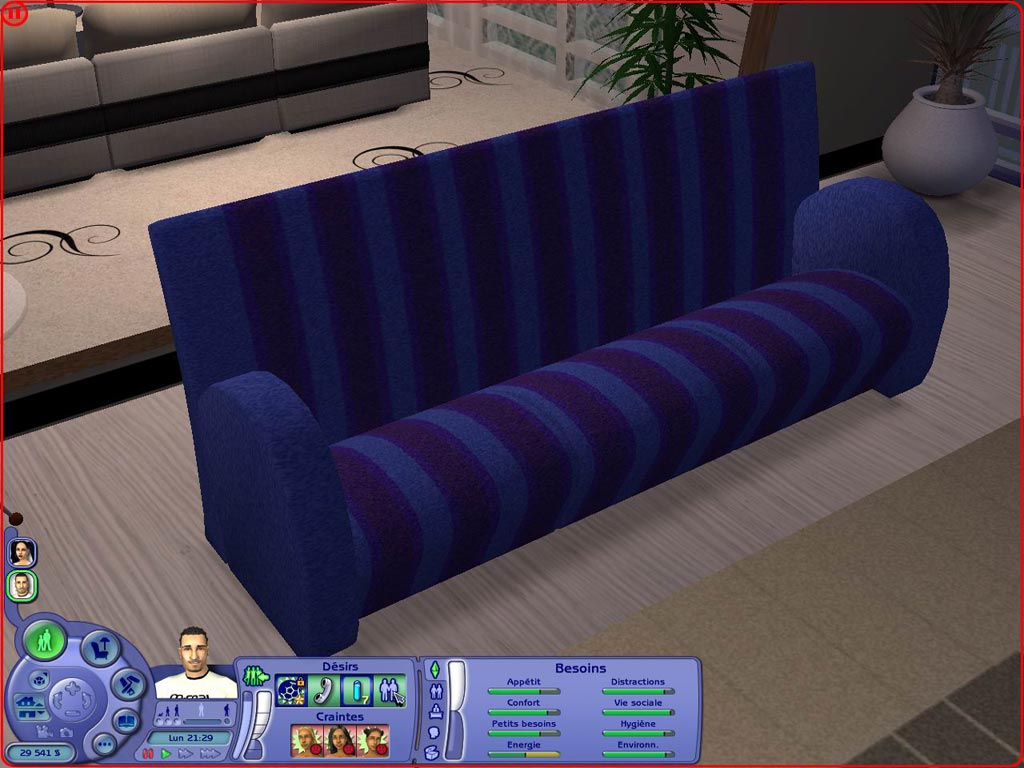 Mod The Sims - FNF Sofa Moderne "Updated"