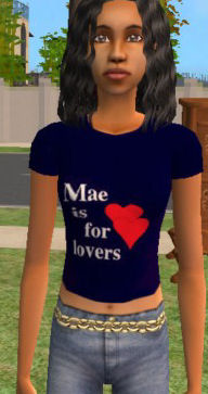Mod The Sims - 6 Band Shirts for Teen Females
