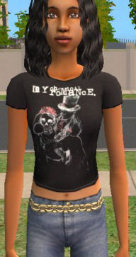 Mod The Sims - 6 Band Shirts for Teen Females