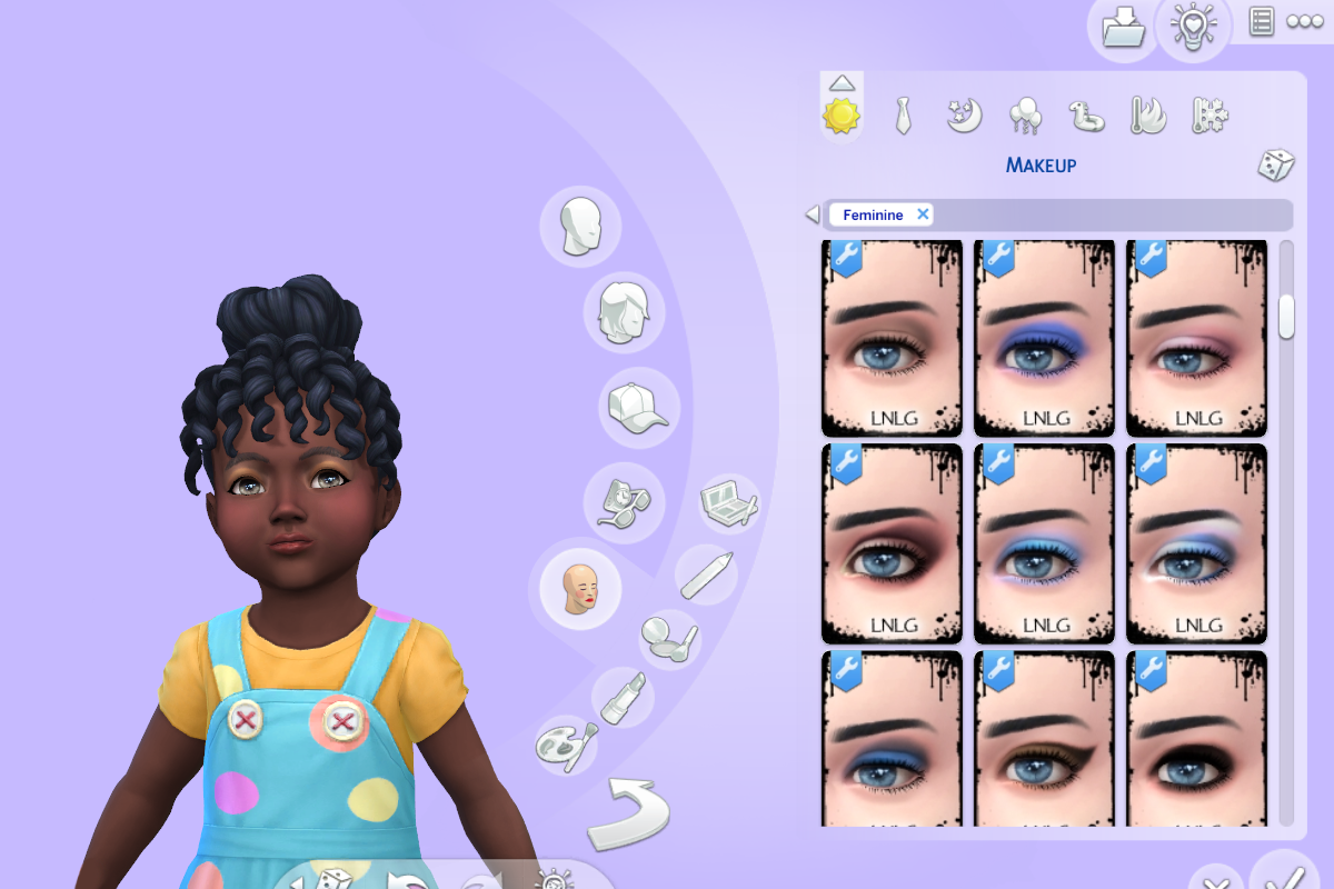 Mod The Sims - Makeup 4 Kids! (Infant-Child) Ea Edition