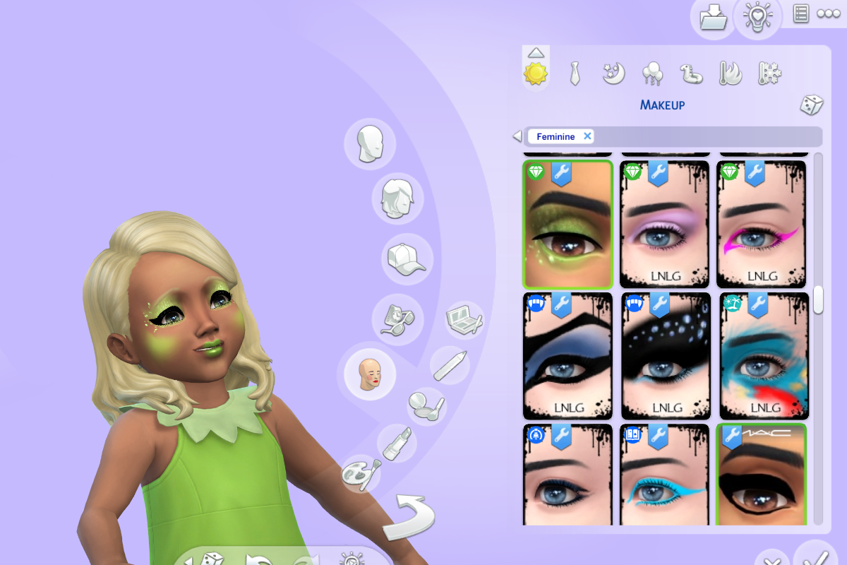 Mod The Sims - Makeup 4 Kids! (Infant-Child) Ea Edition