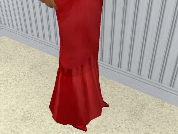 Mod The Sims - red formal dress-inspired by a JessicaMcClintock design