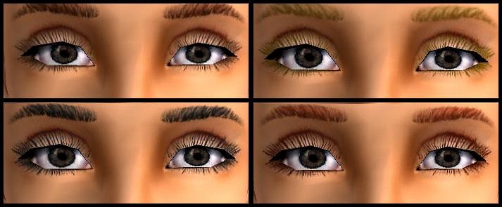 Mod The Sims - Long Lashes ~ that match hair colors