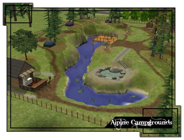 Mod The Sims - Alpine Campground - Three Lakes