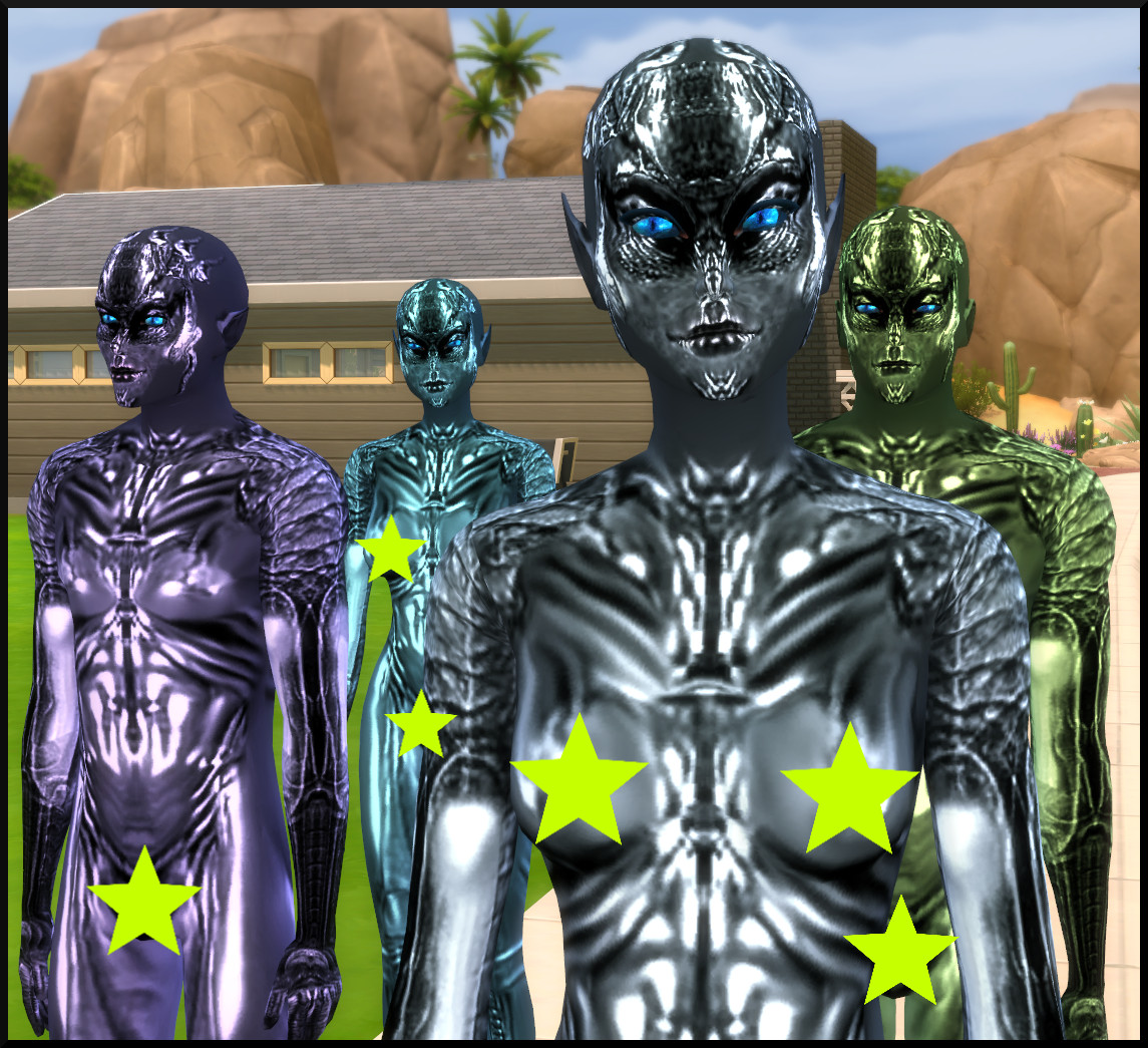 alien texture skin
