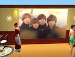 Mod The Sims - KISS/Beatles murals (recolored paintings)