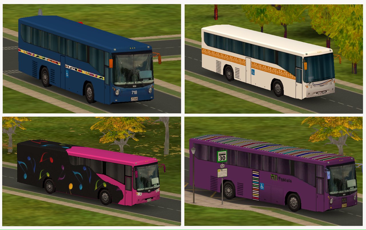 Mod The Sims - Even more buses and bus stops for your neighbourhood