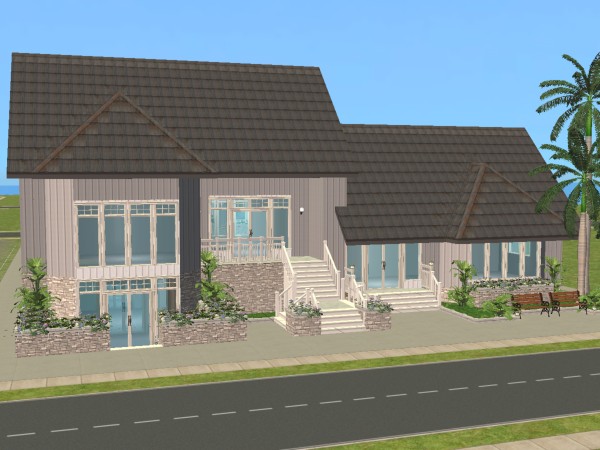 Mod The Sims - Community Lot with Stores and Restaurant