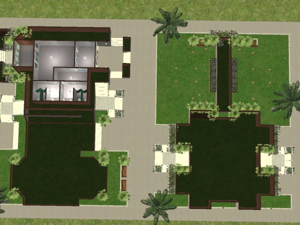 Mod The Sims - Community Lot with Stores and Restaurant