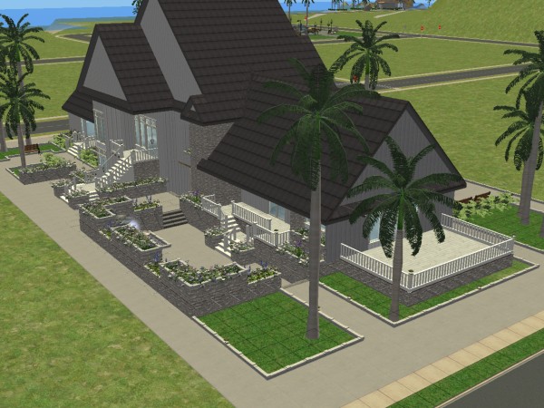 Mod The Sims - Community Lot with many shops