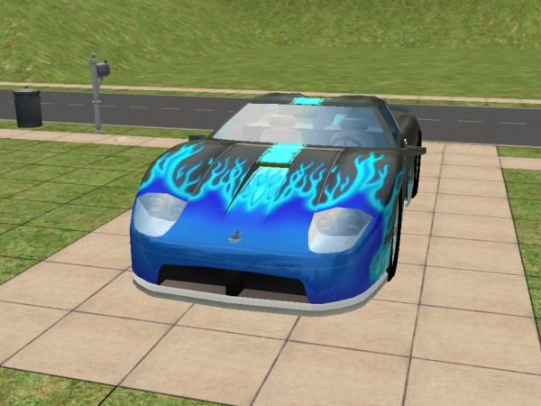 Mod The Sims - Blue Flame Grey Hunka