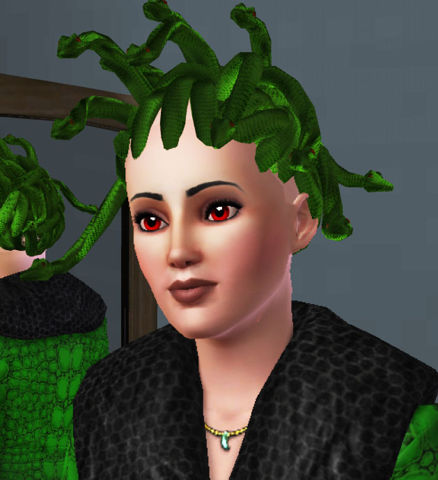 Mod The Sims - Medusa's Snake Hair