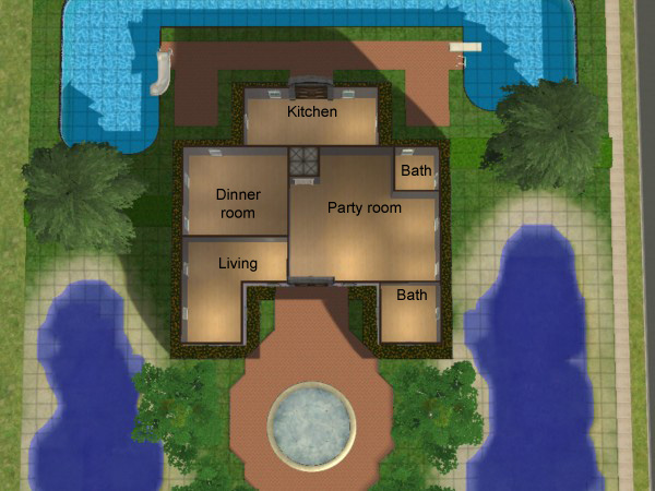 Mod The Sims - Great White Building - With 22 ROOMS!!!