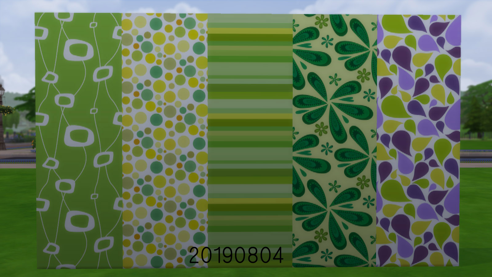 Mod The Sims - retro + colorful wallpapers value pack 2