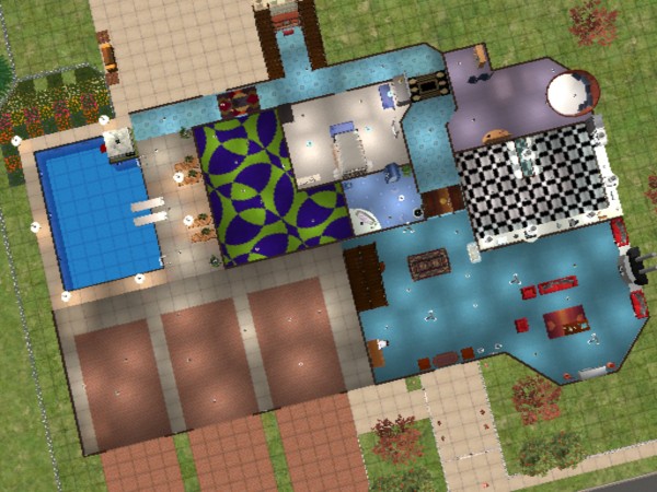 Mod The Sims - 2 Floor Spacious Mansion - For Gorre9090