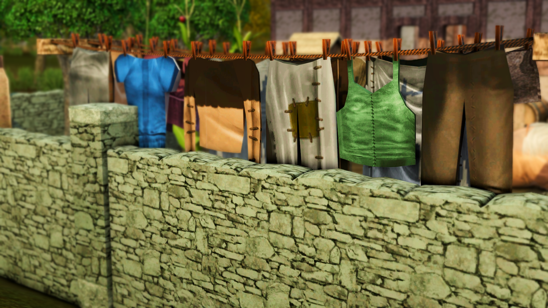 sims 3 clothesline