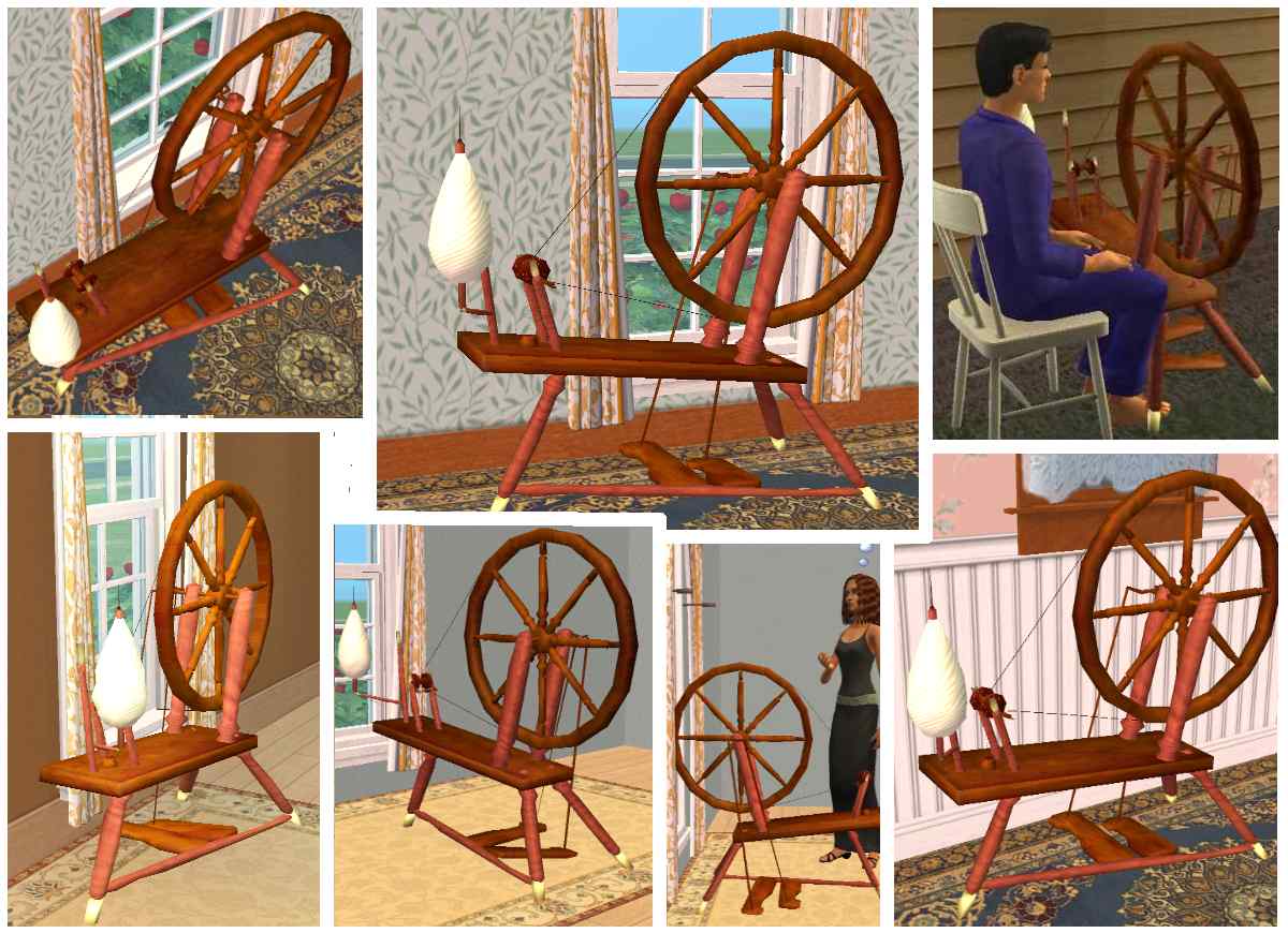 Mod The Sims - Rumplestiltskin's Spinning Wheel