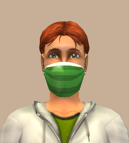Mod The Sims - Face Masks in 11 Colors
