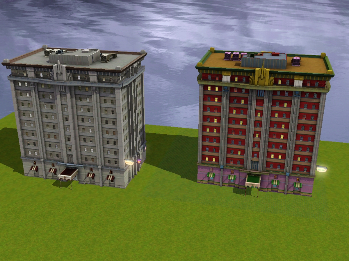 Mod The Sims - CaSTable Building Shell Replacements