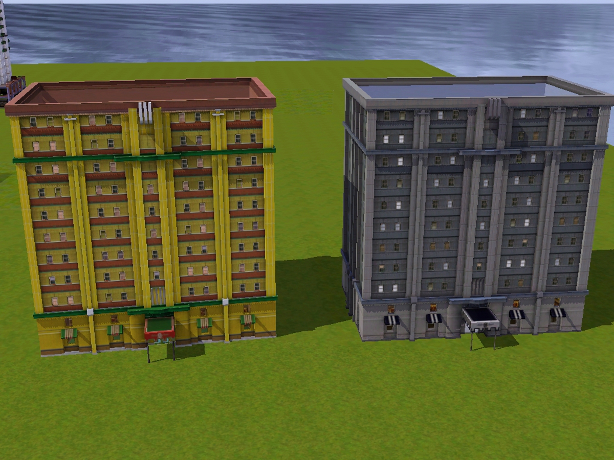 Mod The Sims - CaSTable Building Shell Replacements