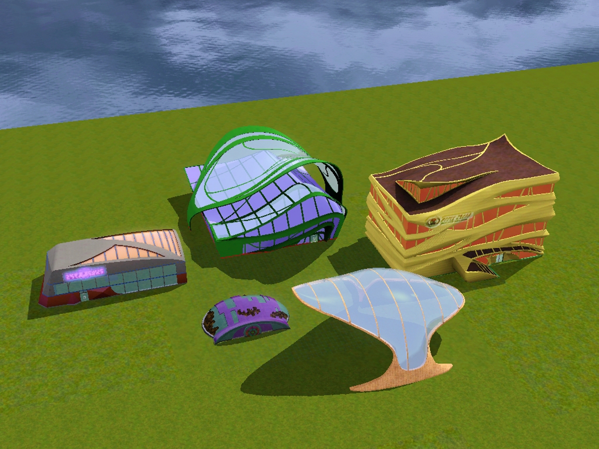 Mod The Sims - CaSTable Building Shell Replacements