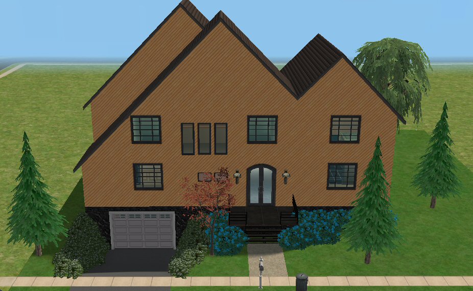 Mod The Sims - 2 Story Modern Home - My "own" dream home!