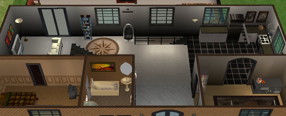 Mod The Sims - 2 Story Modern Home - My "own" dream home!
