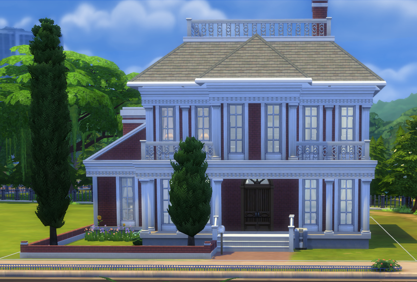 Mod The Sims - Rippling Flats (backdrop home re-creation)