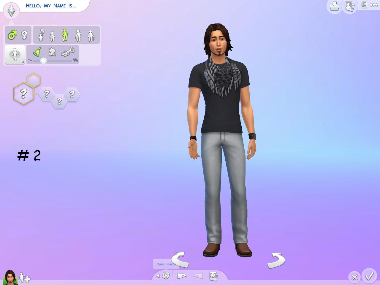 Mod The Sims - 3 Gradient CAS Screens
