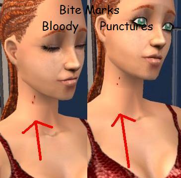 vampire bite marks sims 4