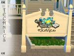 Mod The Sims - Wall sign and board sign stickers