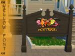 Mod The Sims - Wall sign and board sign stickers