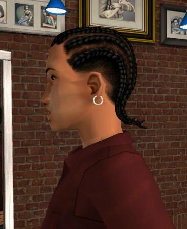 Mod The Sims - Alpha Edit of melodie9's All-Ages Cornrows : A "Cleaner ...