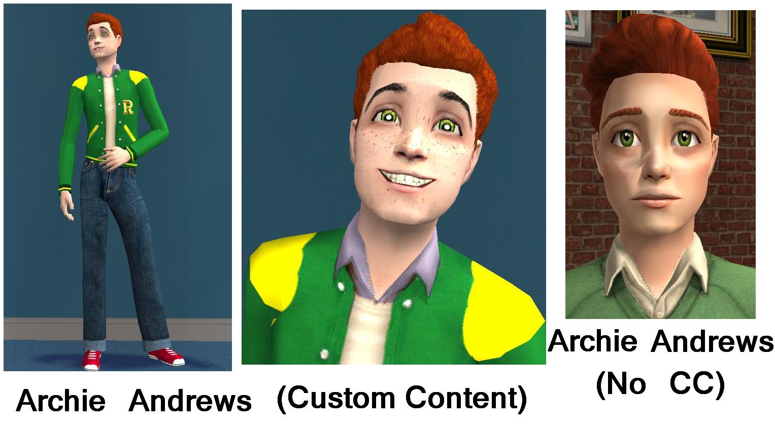 Mod The Sims - Archie Andrews of "The Archies"
