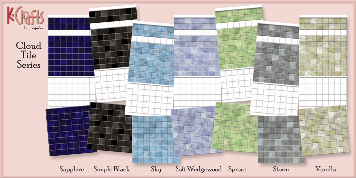 Mod The Sims - KCrafts Cloud Tile Series 22-28 of 28