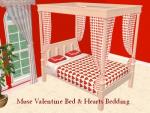 Mod The Sims - Medieval Heart Bed & Bedding