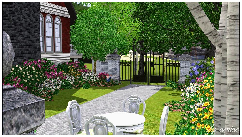 Mod The Sims - classic design----a flowery garden for vacation home(two ...