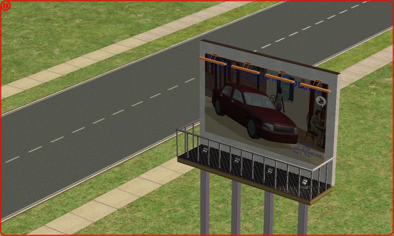 Mod The Sims - 5 Simlish Car Ads