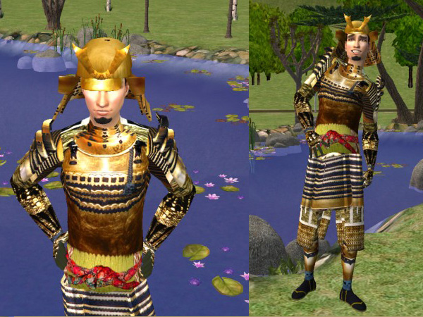 Mod The Sims - Tokugawa clan samurai armor
