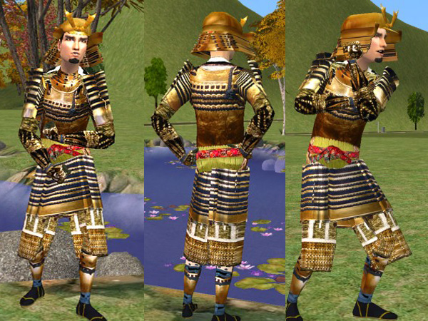 Mod The Sims - Tokugawa clan samurai armor