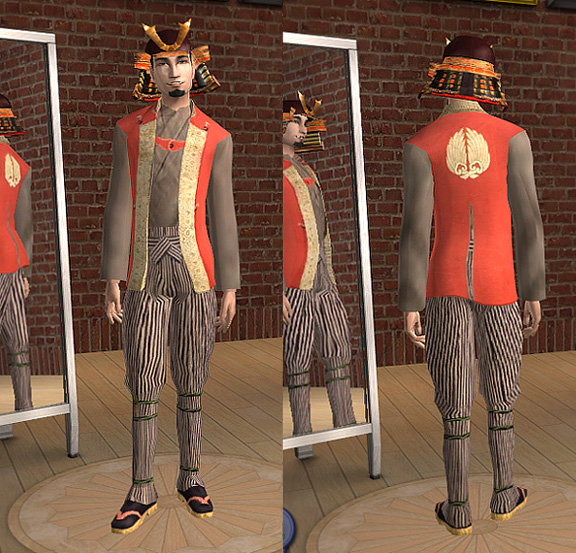 Mod The Sims - kimono for boy-man